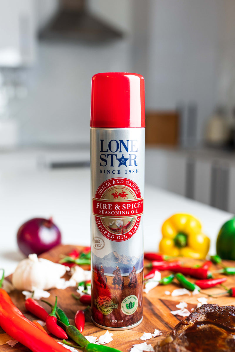 Lone Star Seasoning Oil Spray Fire & Spice 180ml – Lone Star At Home